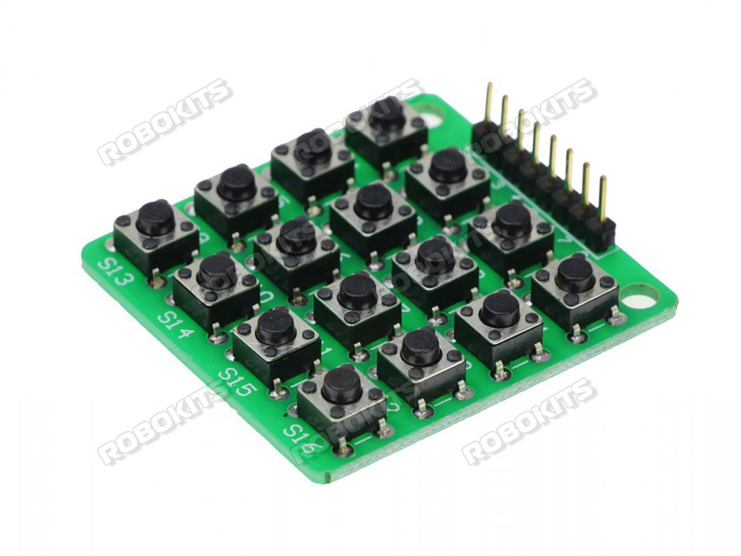 4x4 Matrix Keypad Module 16 Button compatible with Arduino 4x4 Matrix Keypad Module 16 Button ...
