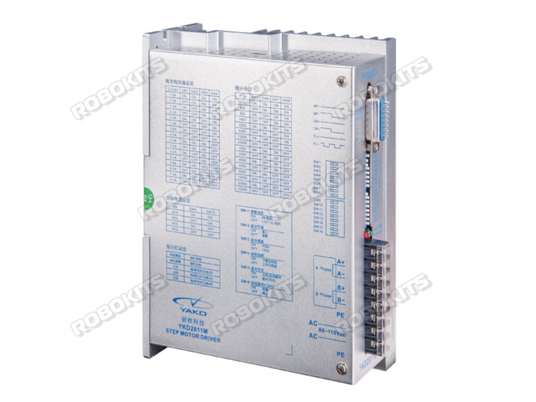 YAKO Original YKD2811M Hybrid Stepper Motor Driver 8A 80~110V DC YAKO ... YAKO Original YKD2811M Hybrid Stepper Motor Driver 8A 80~110V DC YAKO ...