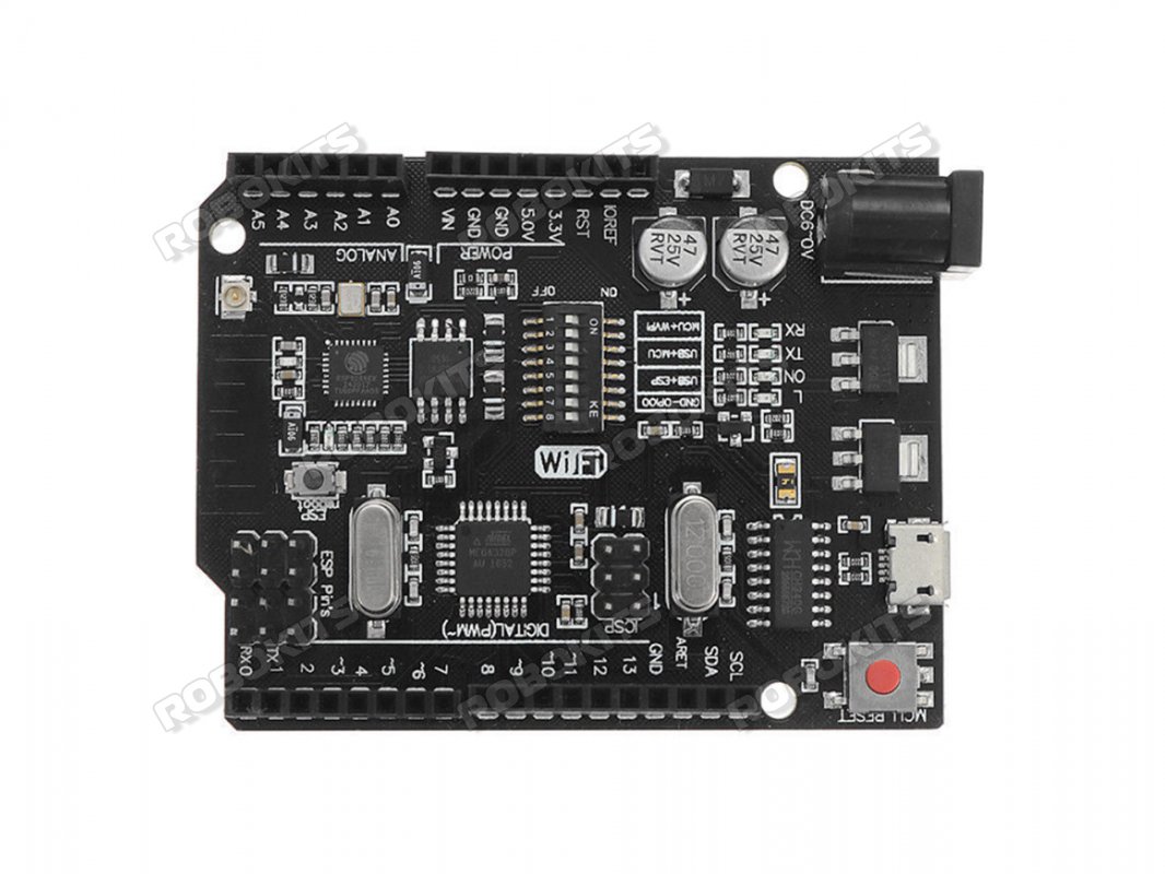 Uno+WiFi R3 AtMega328p+NodeMCU ESP8266 4mb Memory USB-TTL CH340G ...