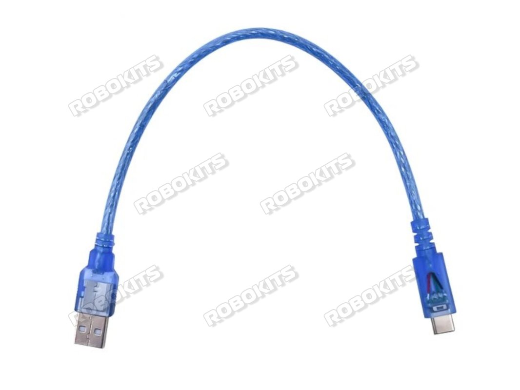 USB Cable (USB 2.0 Male to USB 2.0 Type C Male) Foil Braided Shielding ...