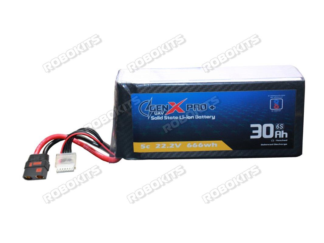 GenX Pro+ Solid State 22.2V 6S 30000mAh 5C / 10C Premium Li-ion Battery ...