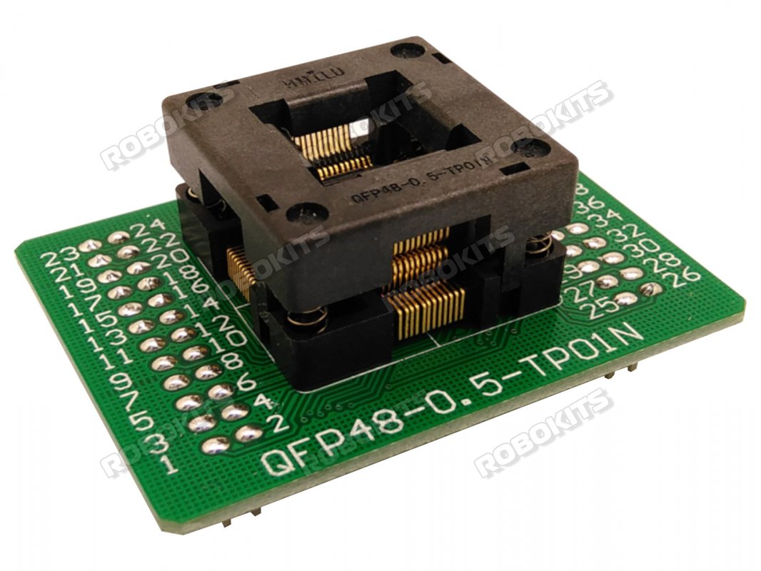 Programming Socket for QFP48 to 48pin Breakout with 7x7mm IC Width and ...