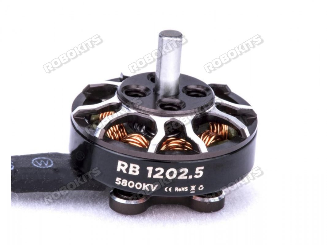 FLYWOO ROBO RB 1202.5 11500kv 1.5mm shaft FPV Motor MOQ 4pcs FLYWOO ROBO RB 1202.5 11500KV 1.5MM SHAFT FPV MOTOR MOQ 4PCS RKI 1233 1 039.00 Robokits India Easy to use Versatile Robotics DIY kits