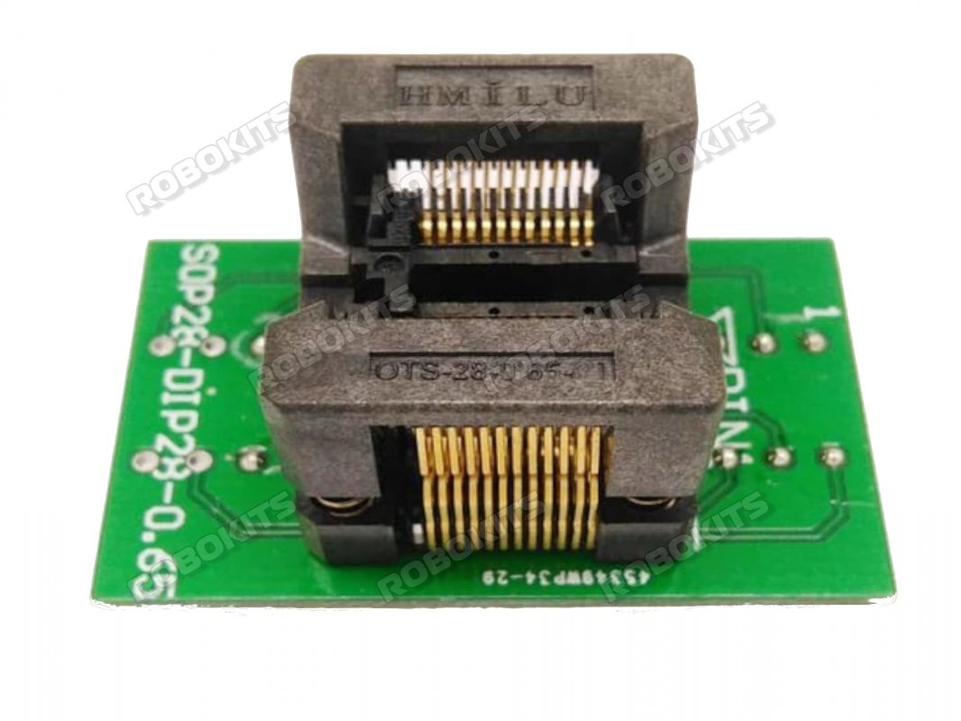 Programming Socket for SSOP24 TSSOP24 to 24pin Breakout with 4.4mm IC Width and 0.65mm Pitch ...