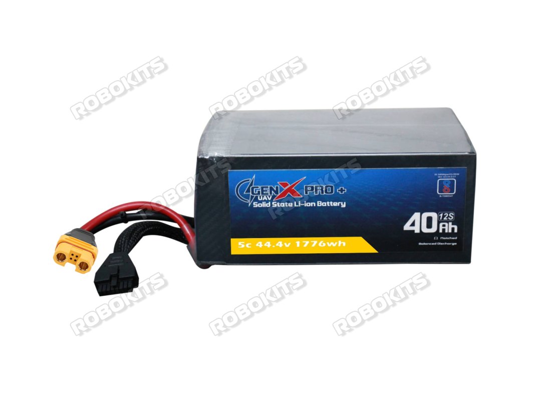 GenX Pro+ Solid State High Energy Density 44.4V 12S 40000mah Premium Li-ion Battery 350Wh/kg ...