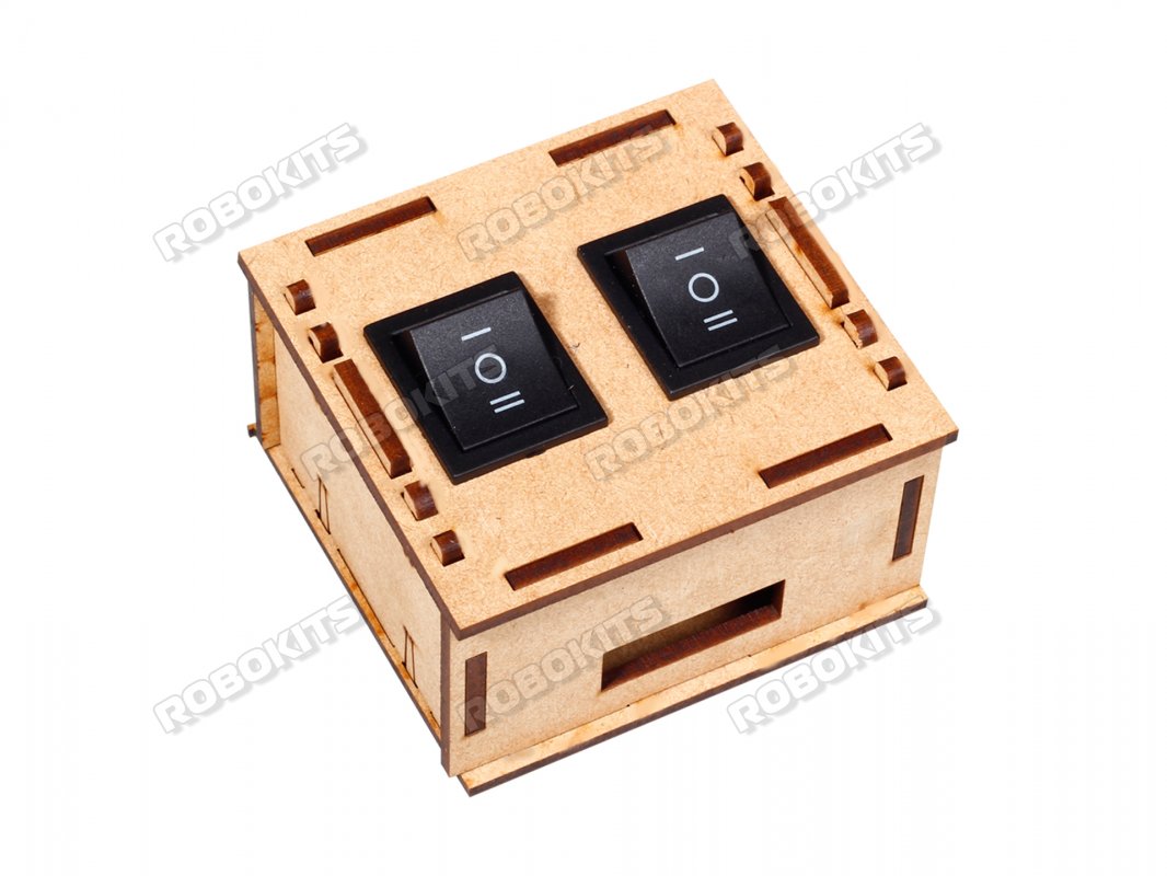 Robot Control Box Enclosure 2 Way with DPDT Switches Robot Control Box Enclosure 2 Way with DPDT ...