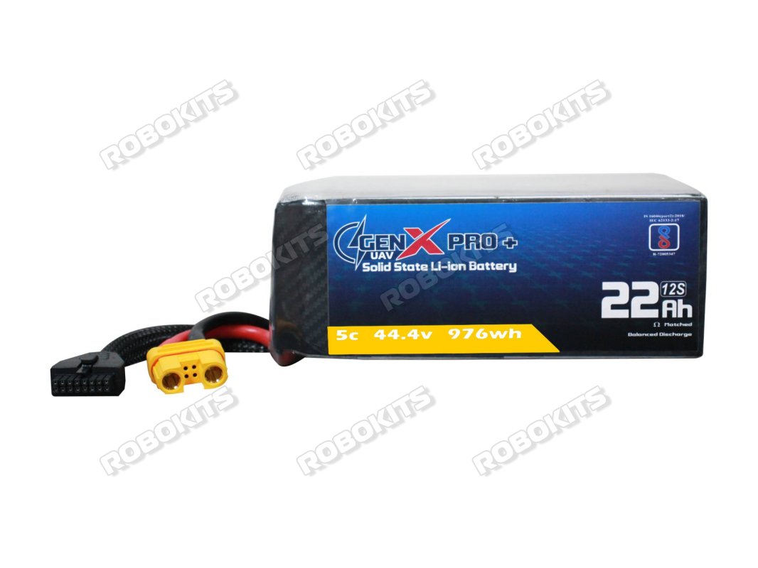 GenX Pro+ Solid State 44.4V 12S 22000mAh 5C / 10C Premium Li-ion Battery GENX PRO SOLID STATE 44 ...